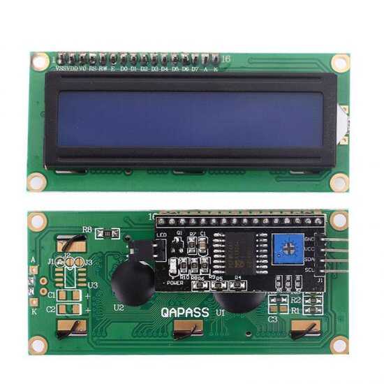 2X16 Mavi Lcd Display I2C Modüllü Fiyatları ve Özellikleri
