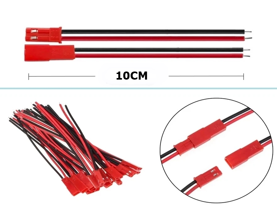 50 Adet 2 Pin 2.25mm Jst Kablo Erkek Dişi Takım 10cm Fiyatları ve Özellikleri
