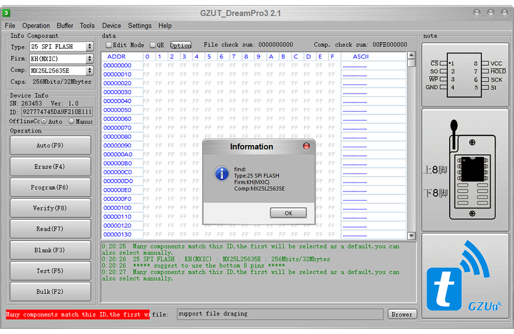 GZUT Dream Pro 3 Eeprom Programlayıcı ve Adaptörler Anakart Eeprom BIOS ...