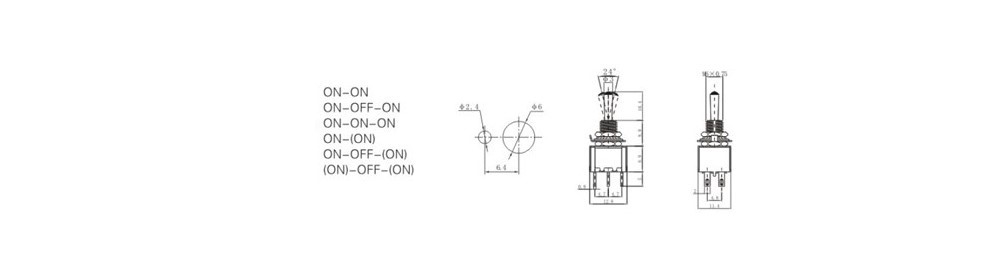 IC-148 Toggle Switch Yaylı MOM-OFF-MOM 6mm MTS-223 Fiyatları ve Özellikleri