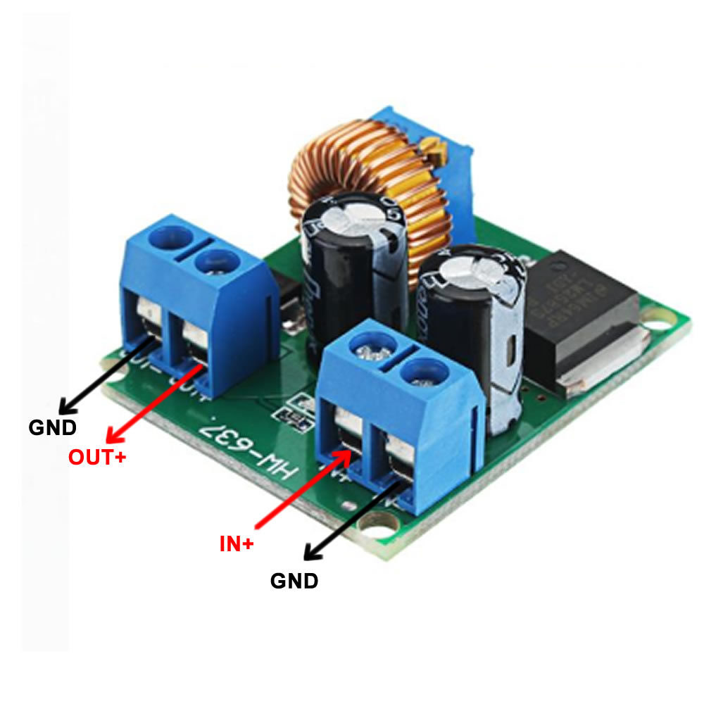 Alkatronik-Lm2587 Ayarlı Voltaj Yükseltici Modül 40V 5A Step Up Boost ...