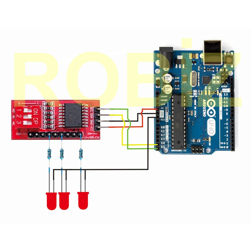 PCF8574 I2C Io Genişleme Kartı 8 Adet Giriş Çıkış Pin Çoklama 546 ...