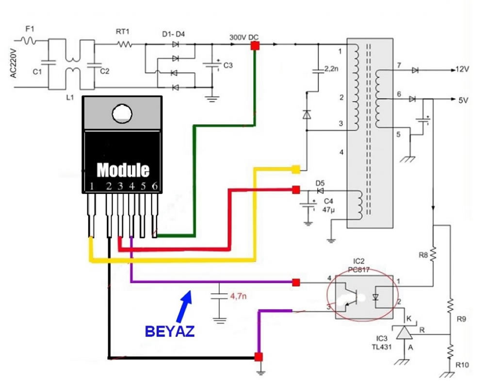 CA-888 Lcd Güç Kaynağı Kontrol Kartı Tv Televizyon 15-24" Monitör 300V ...