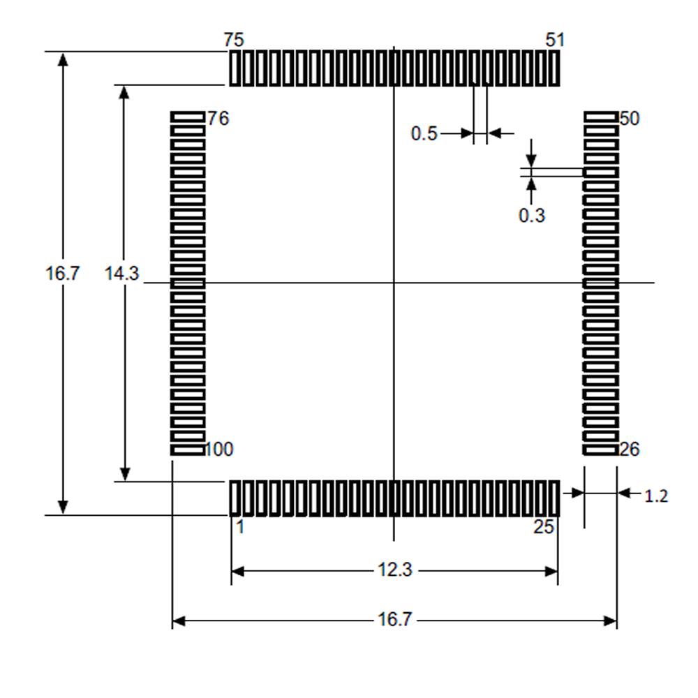 Stm32f407vgt6 Microcontroller Lqfp100 Dsp Fpu Arm Cortex-m4 32 Bit Mcu 1 Mbyte Flash 168mhz Cpu ...