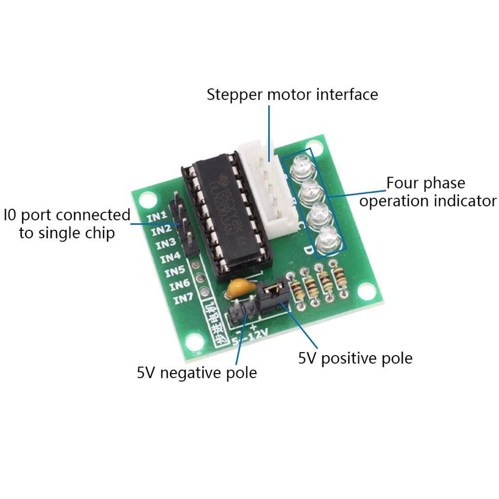 Uln2003A Sürücü Kartı Ve 28Byj-48 Redüktörlü Step Motor Fiyatları ve ...