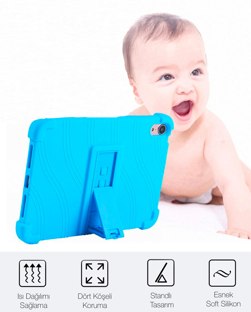Ally Ipad Mini 6 (2021) Kilif Standli Silikon Tablet Kilifi (143925821 ...
