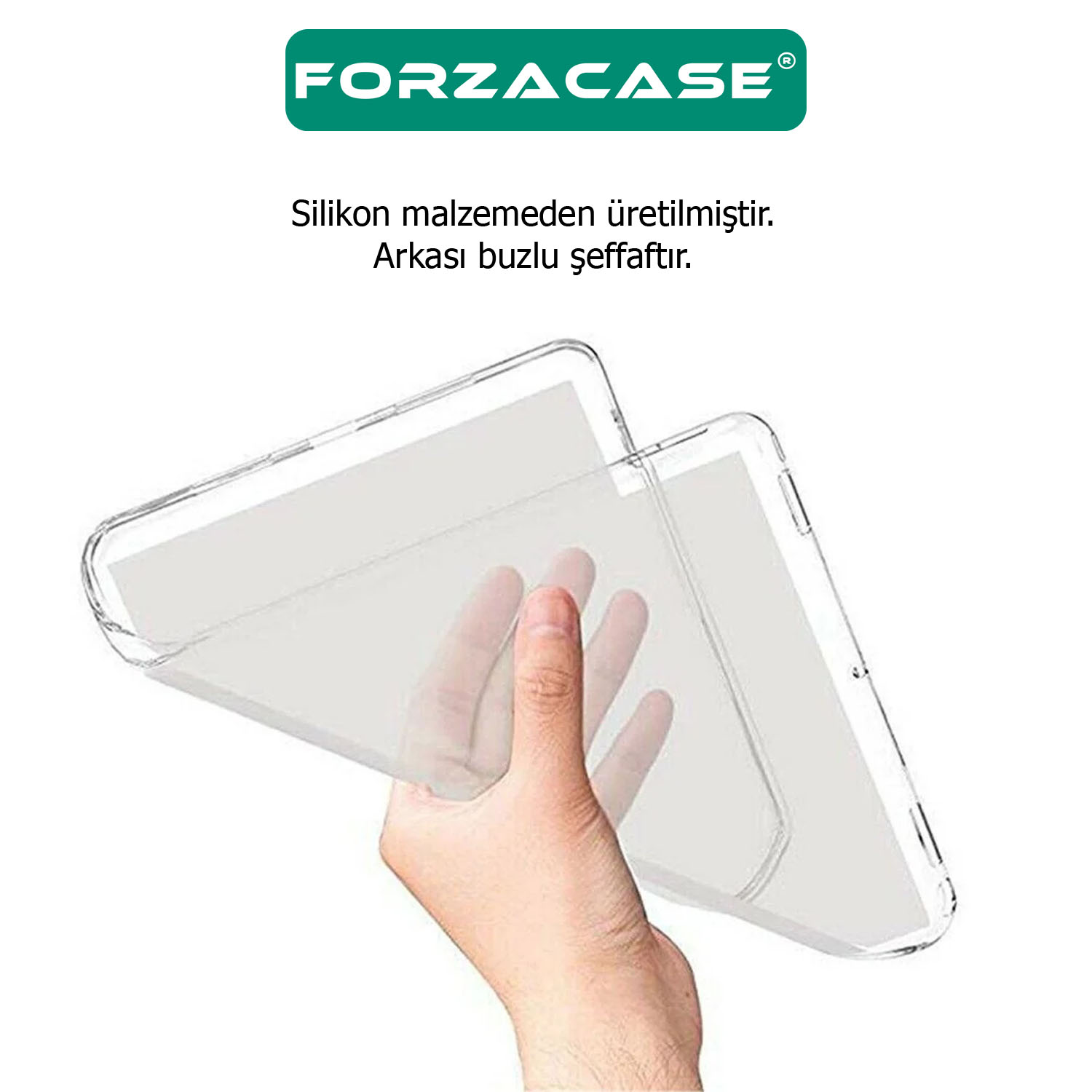 Forzacase Samsung Galaxy Tab S9 Fe 5710 İle Uyumlu Silikon Kılıf Buzlu ...
