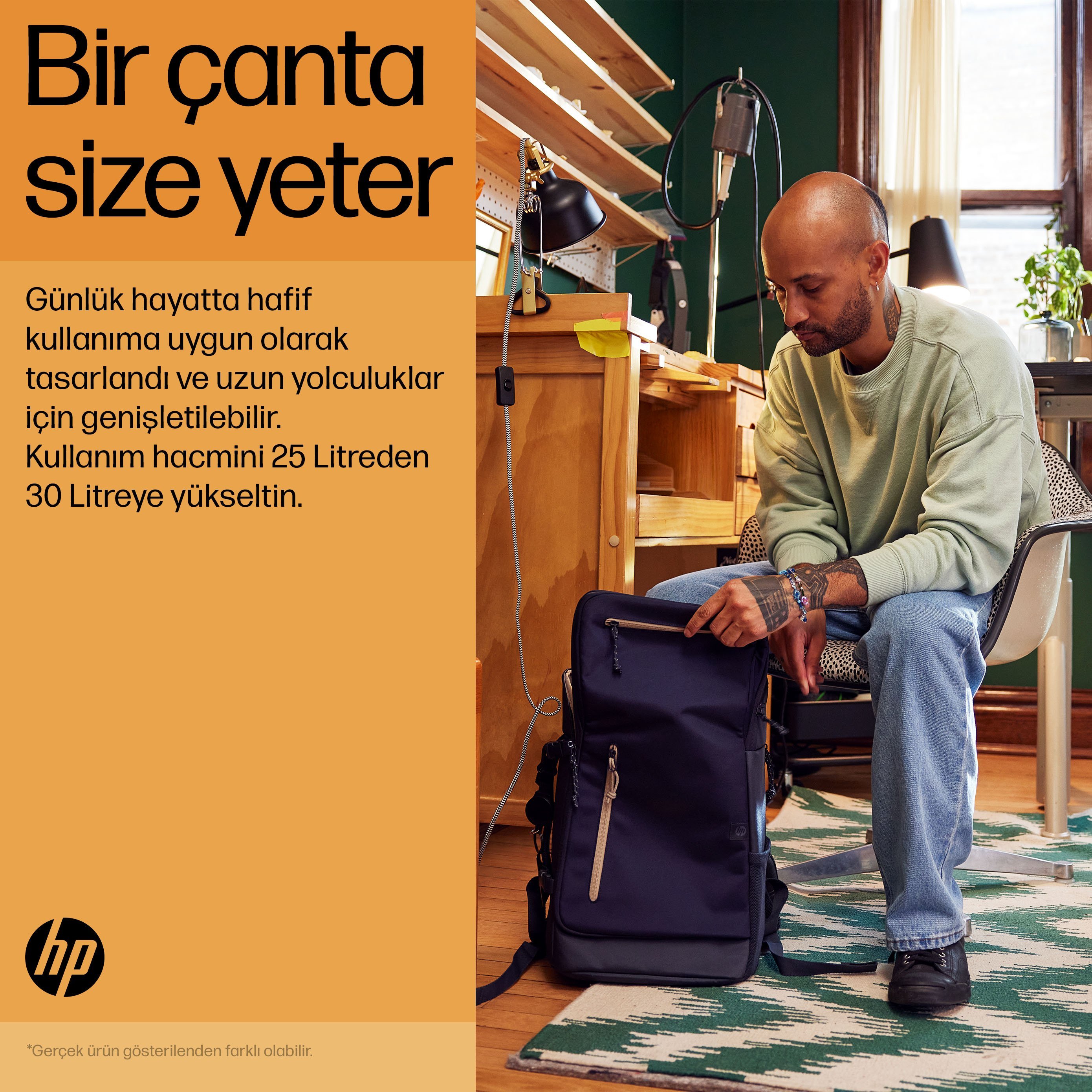 HP Travel 15.6 inç Bilgisayar Sırt Çantası Gece Mavisi 6B8U5AA ...