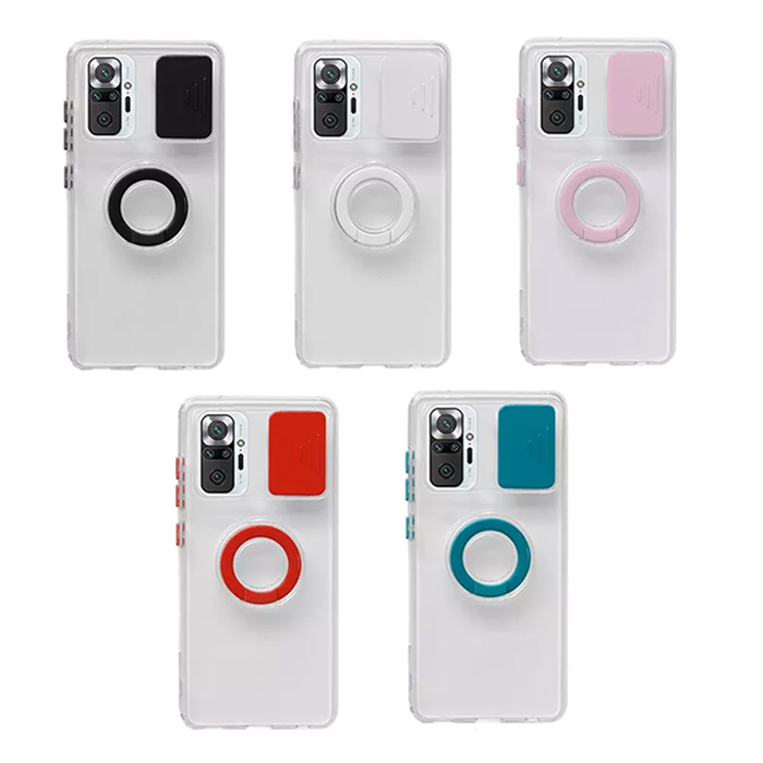 Redmi Note 10 Pro Sürgülü Kamera Korumali Standli Silikon Kilif ...