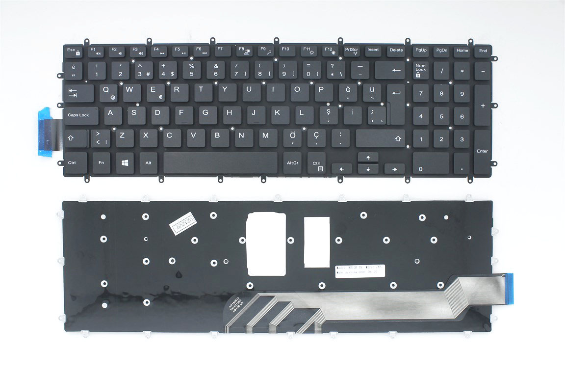 Dell Uyumlu Inspiron P65F001 7566, 7567, 15-7000 Klavye Tuş Takımı ...