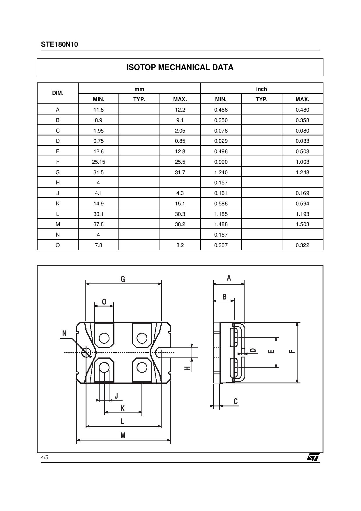 E180N10 180A 100V Tek Mosfet Transistör Modülü Fiyatları ve Özellikleri