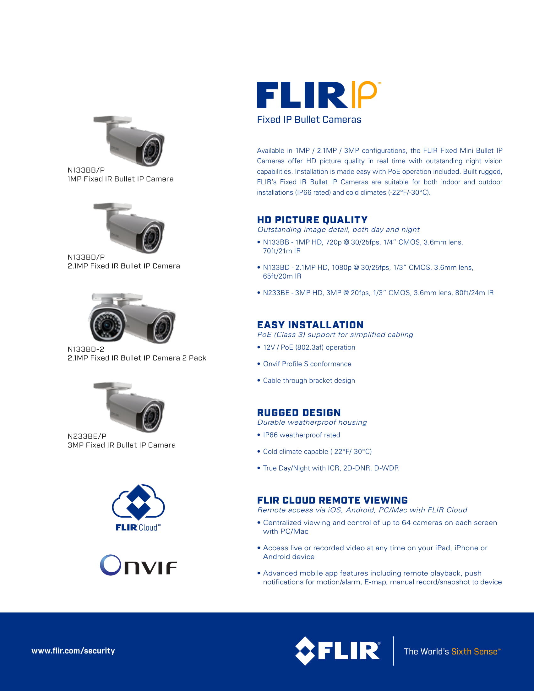 FLIR 4 IP KAMERA+1 NVR SET (FLIR IP CCTV SETİ) Fiyatları ve Özellikleri