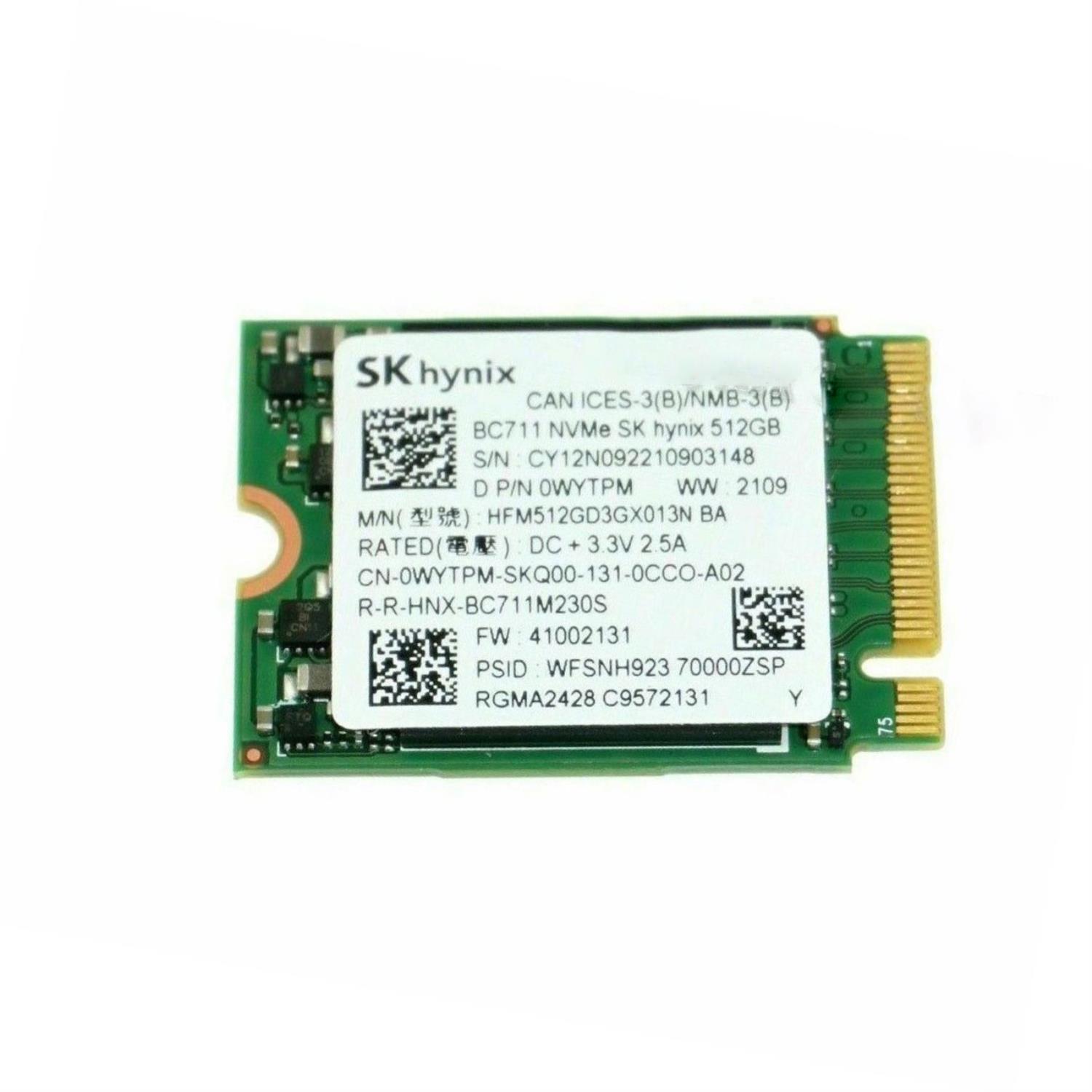 SK Hynix BC711 512 GB M.2 NVMe SSD Fiyatları ve Özellikleri
