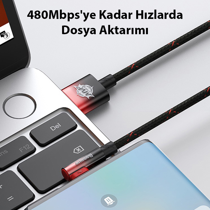 Baseus MVP 2 Elbow 100W USB to Type-C Mobil Oyuncu Ultra Hızlı Ş Fiyatları ve Özellikleri
