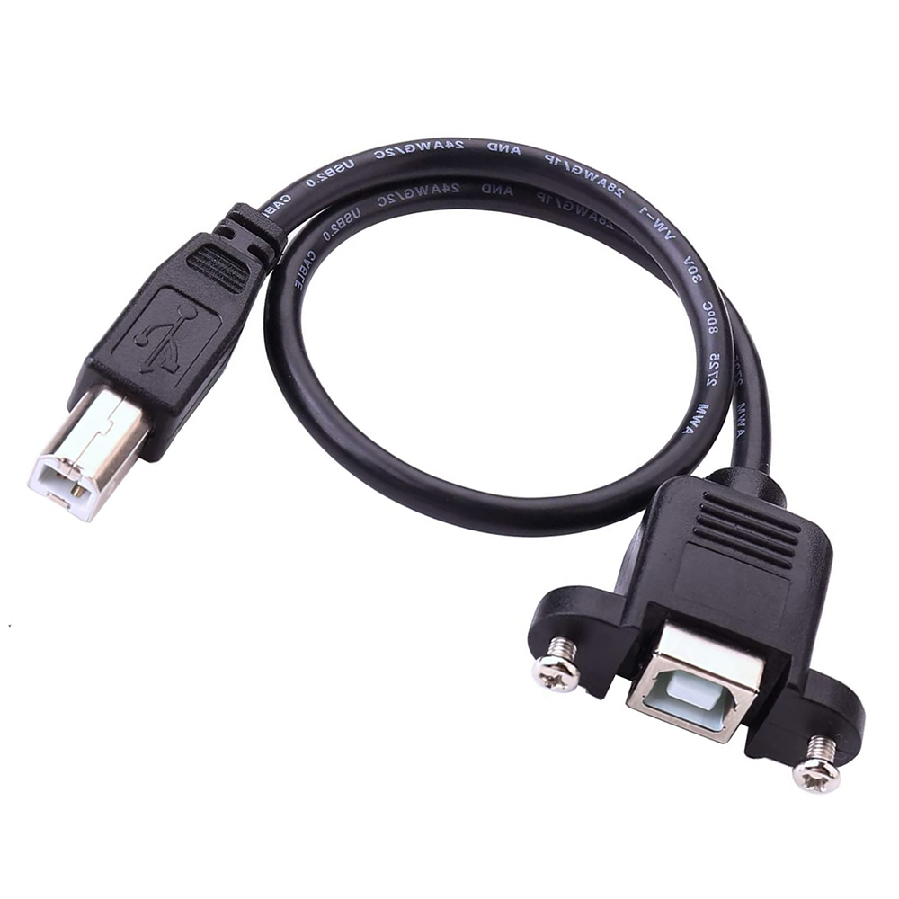 Panel Tipi Vidalı Usb 2.0 B Dişi-erkek Yazıcı Uzatma Kablosu Fiyatları ...