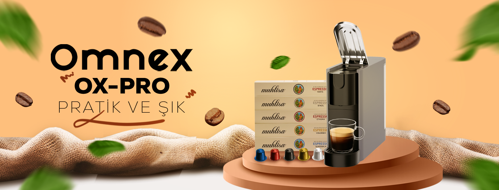 Omnex Ox-pro Espresso Makinesi Ve Kapsül Kahve Makinesi Beyaz Fiyatları ...