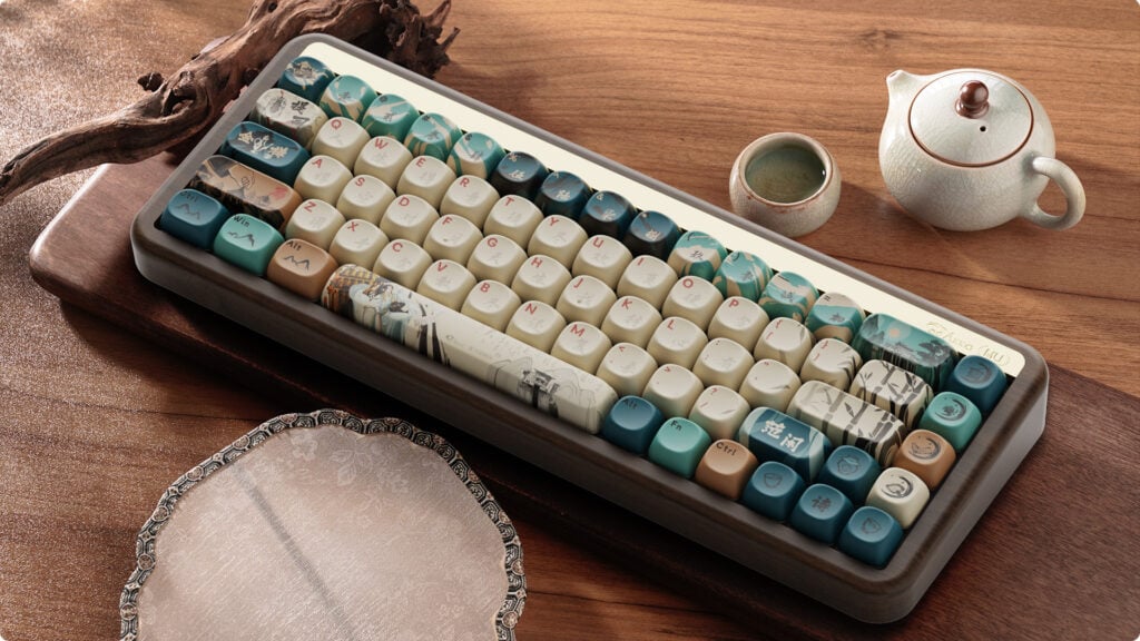 Akko MU01 Joy of Life Botany Switch RGB Kablosuz Mekanik Oyuncu Klavye ...