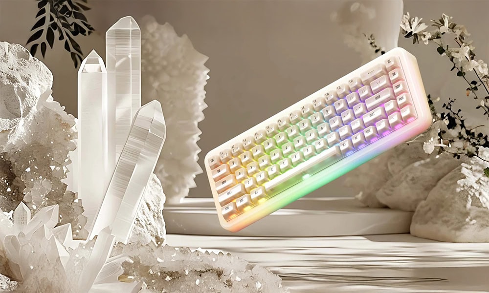 Akko Yu01 Antique Jade Rgb Kablosuz Hotswap Mekanik Gaming Klavye Bej ...