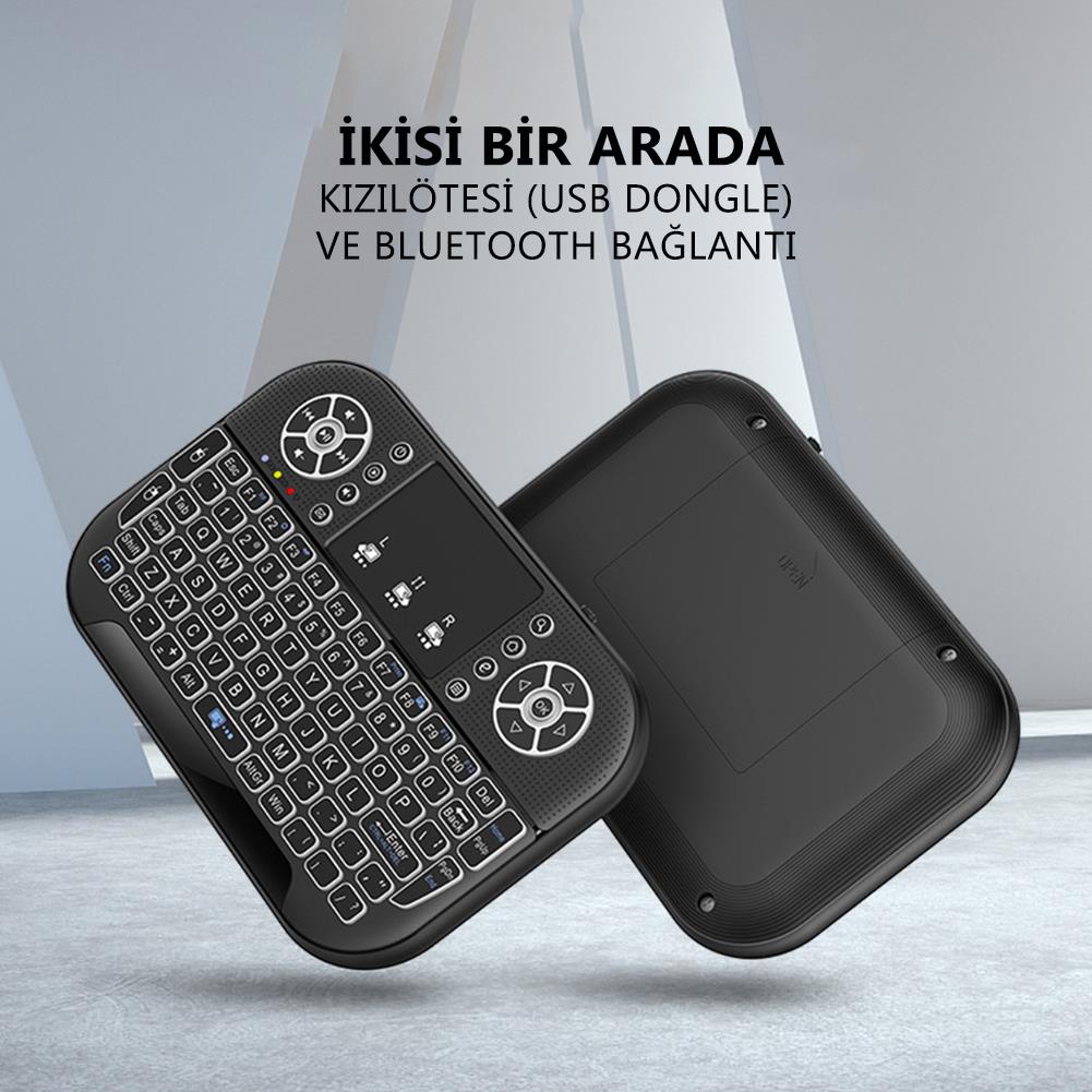 Techstorm Kobra Pro Türkçe Kablosuz Mini Klavye Siyah Fiyatları ve ...