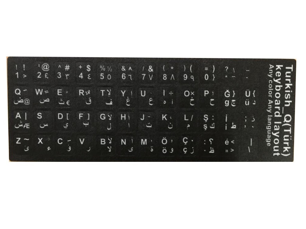 Türkçe Arapça Klavye Sticker Fiyatları ve Özellikleri
