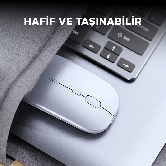 Inphic M1P Şarj Edilebilir Kablosuz Mouse Gümüş Fiyatları ve Özellikleri