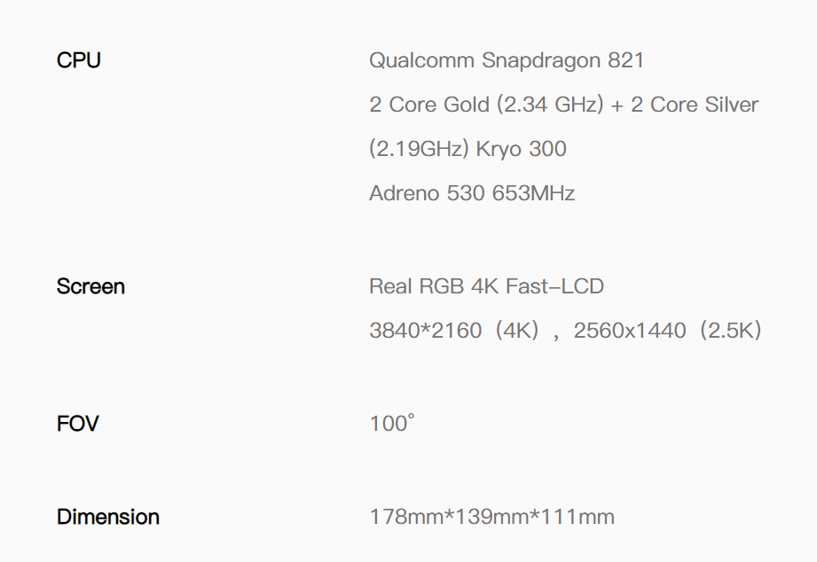 Skyworth S802 4K VR Kask Makine Panoramik Ses Akıllı VR Gözlük Fiyatları ve Özellikleri