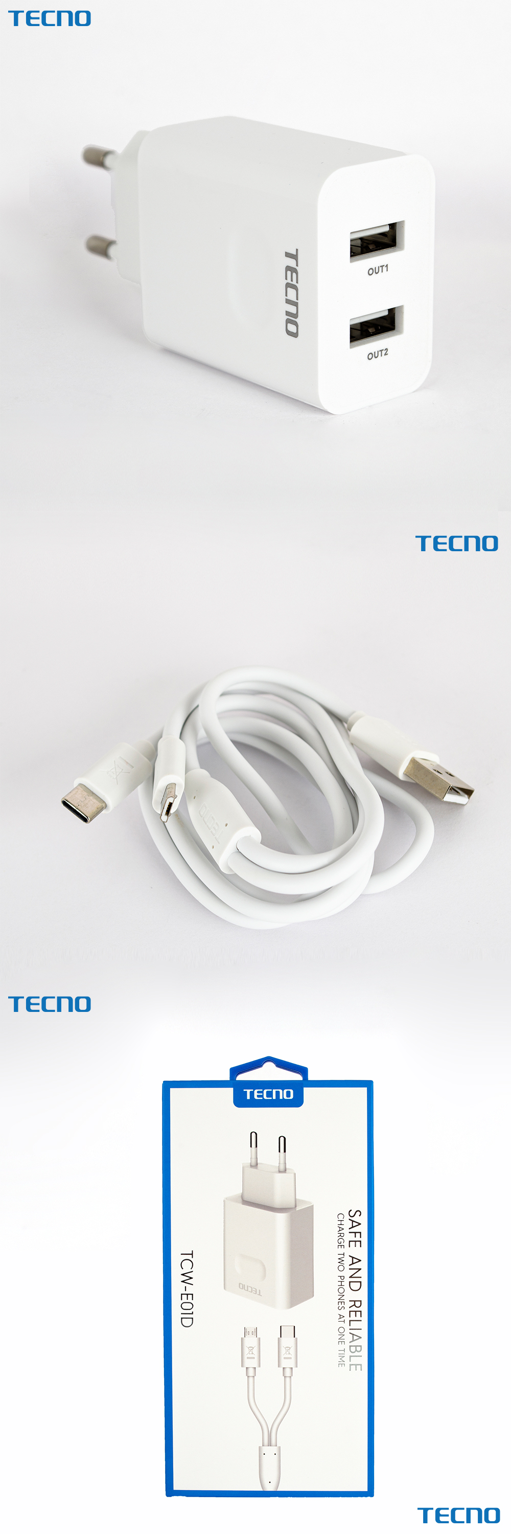 Tecno Poco F4 GT Çift UsbA Type-C ve Micro Çıkışlı Hızlı Şarj Aleti ...