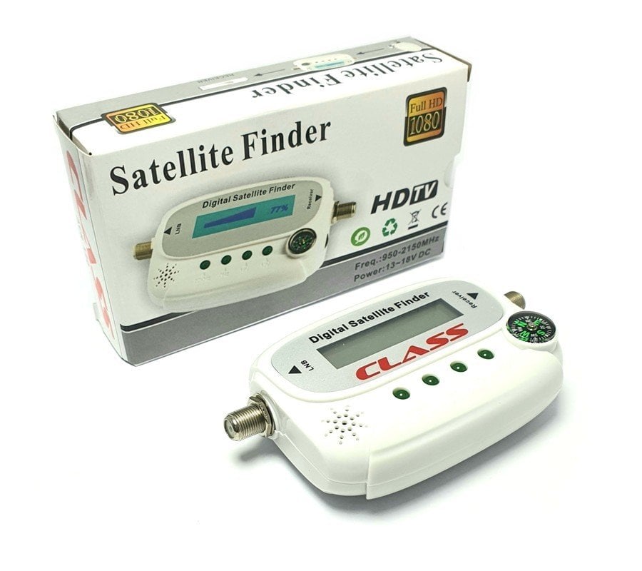 Class Acr120 Satfinder Lcd Ekran Pusulalı Dijital Uydu Bulucu Fiyatları ...