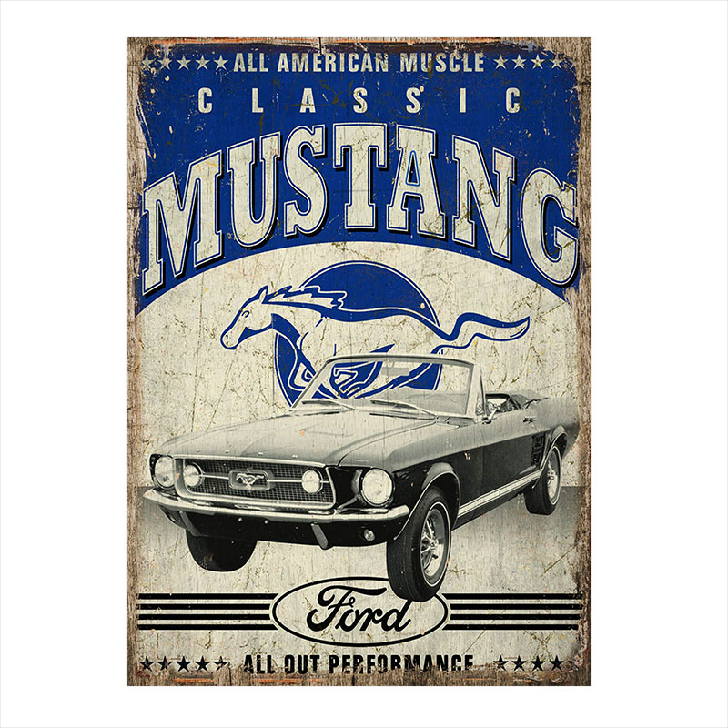 Mustang Art Mdf Tablo 18 x 27 CM Mini Tablo Fiyatları ve Özellikleri