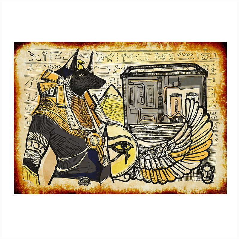 Anubis Ra Modern Ahşap Tablo Fiyatları ve Özellikleri