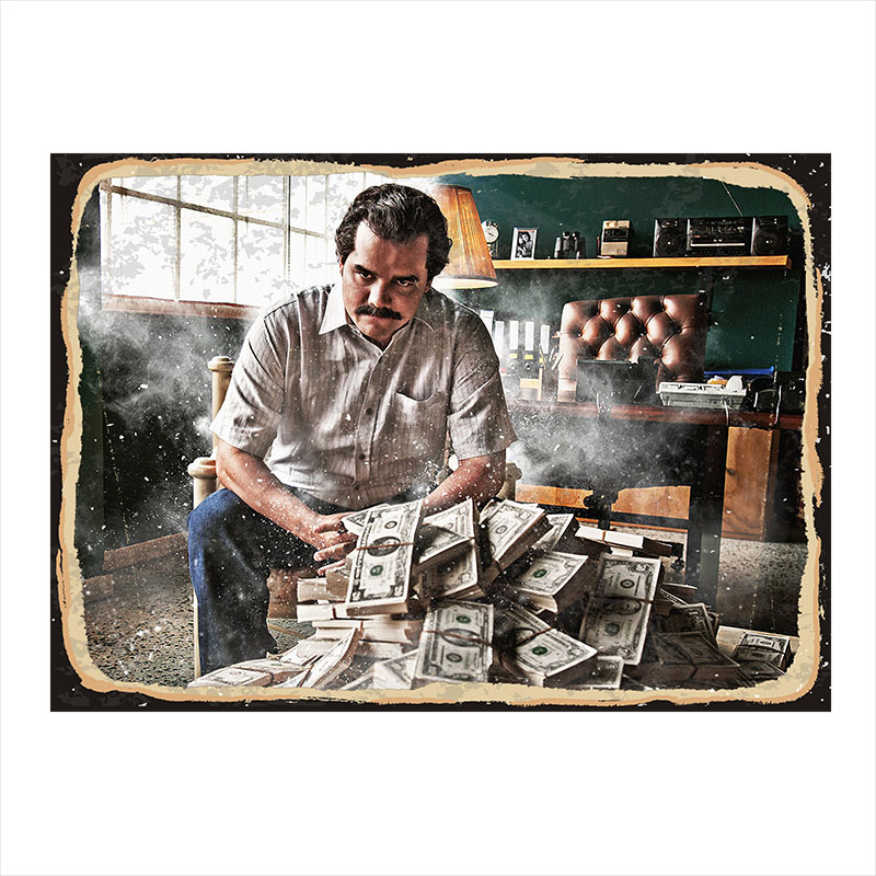 Pablo Escobar - Narcos Model Mdf Tablo Fiyatları ve Özellikleri