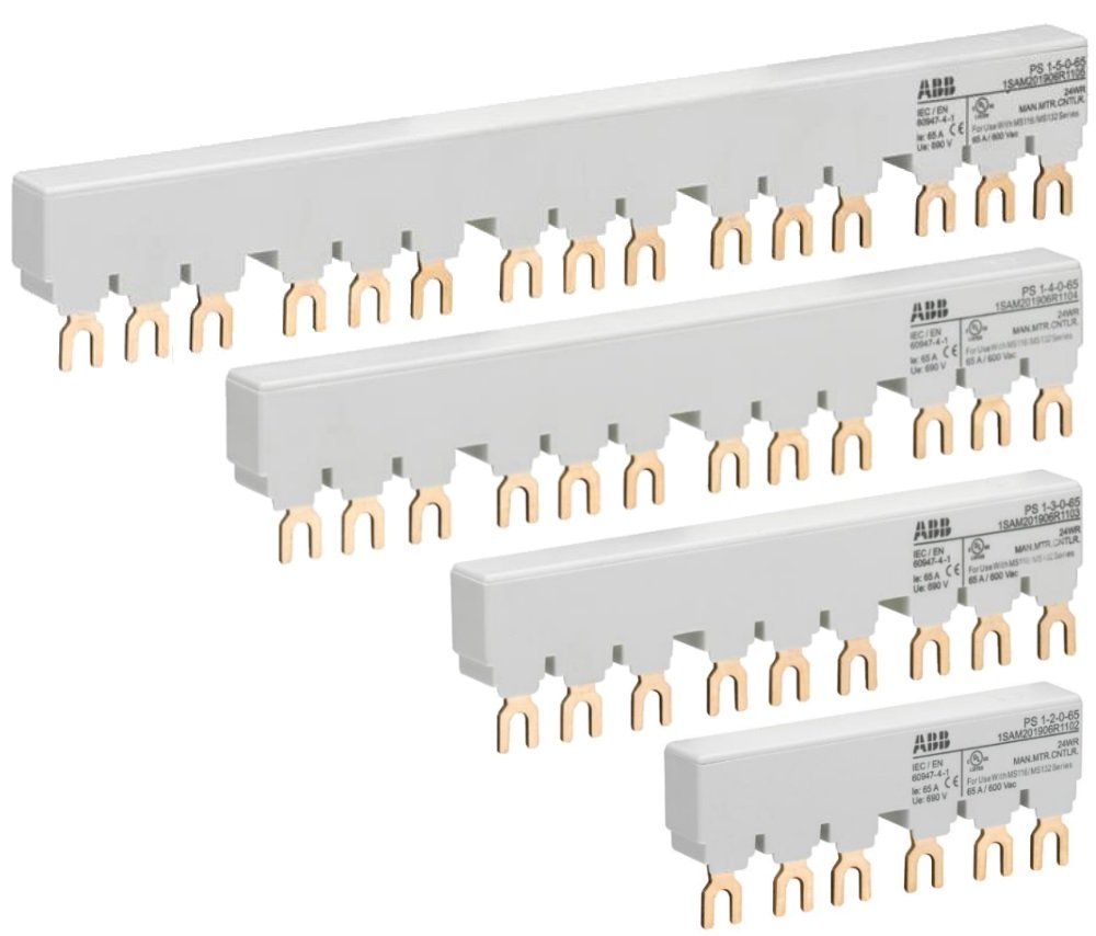 ABB PS1-2-0-65 3 Phase busbar (2 motor koruma için) - 1SAM201906R1102 ...