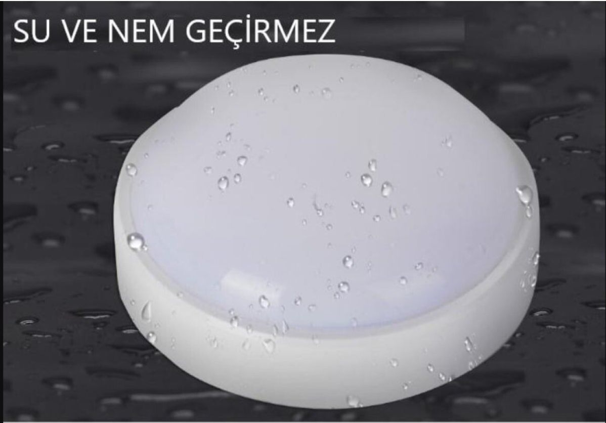 Balkon Lambası Teras Lambası Artos 15w Yuvarlak Beyaz Banyo Lambası ...