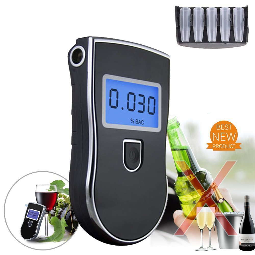 At-818 Profesyonel Sınıf Mini Breathalyzer Dijital Lcd Ekranlı ...