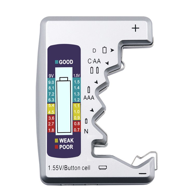 Dijital Pil Test Cihazı Evrensel Cdn Aa Aaa 9v 1.55v Düğme Lcd Ekran ...