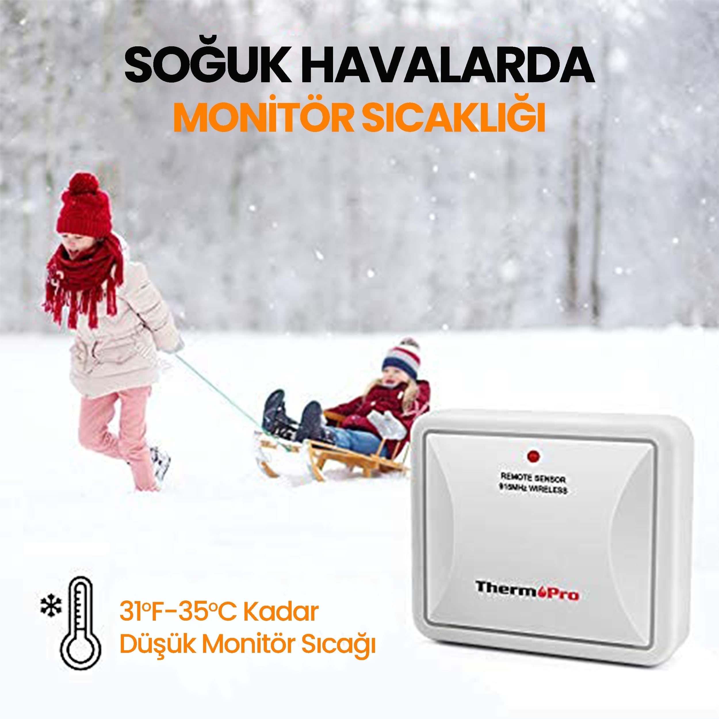 ThermoPro TX-4B İlave Dış Sensör (TP63B, TP67B, TP68B için) Fiyatları ...