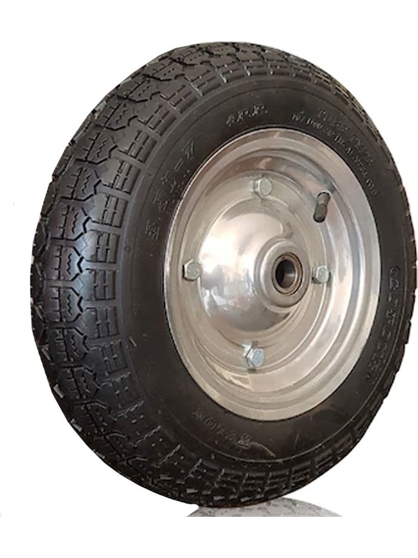 Havalı Teker Yük Taşıma Teker El Arabası Tekeri Metal Jant 350x7 ...