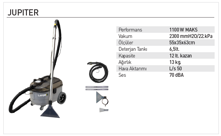 Lavor Jupiter 1100 W Sanayi Tipi Islak - Kuru Halı Koltuk ...