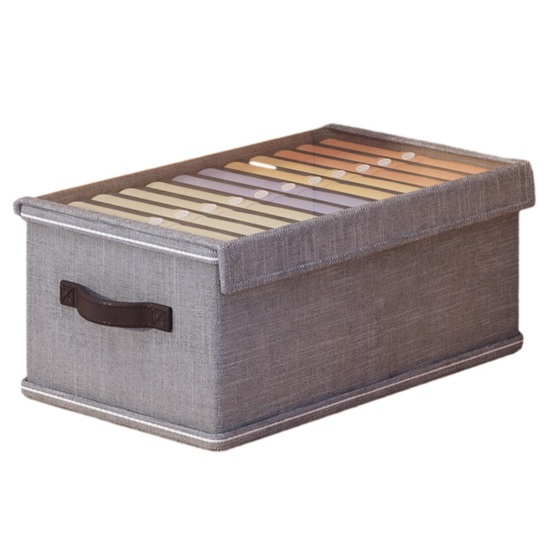 Cbtx Şeffaf Kapaklı Dolap Düzenleyicili 12 Izgaralı Gardırop Saklama Kutusu Gri Fiyatları ve ...