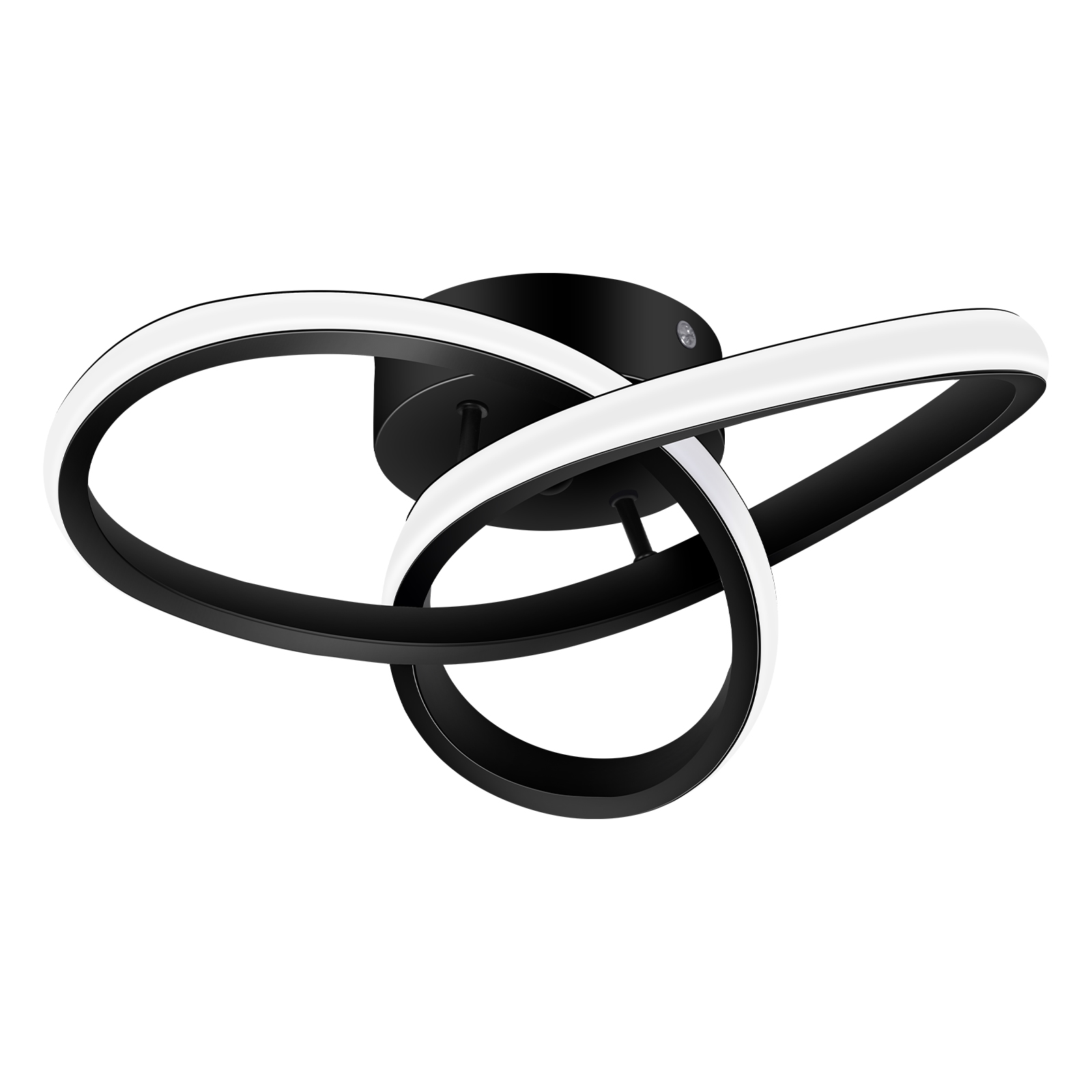 Hallow Neoglint Kavisli Tasarım Led Tavan Işık Koridor Işıkları Siyah ...