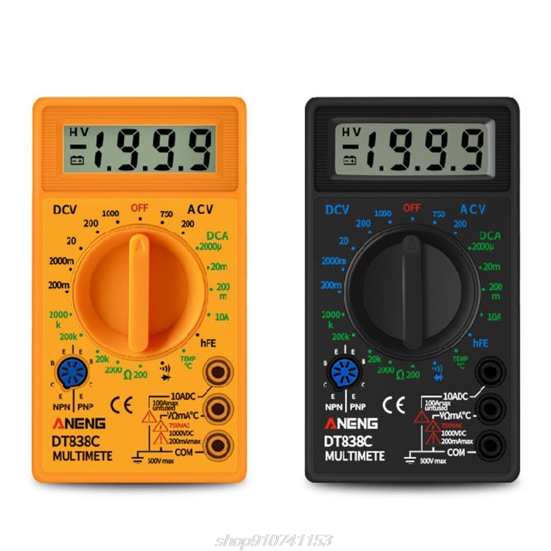 Y-dt838 Dijital Multimetre Test Cihazı Ac/dc Gerilim Voltmetre Akım ...