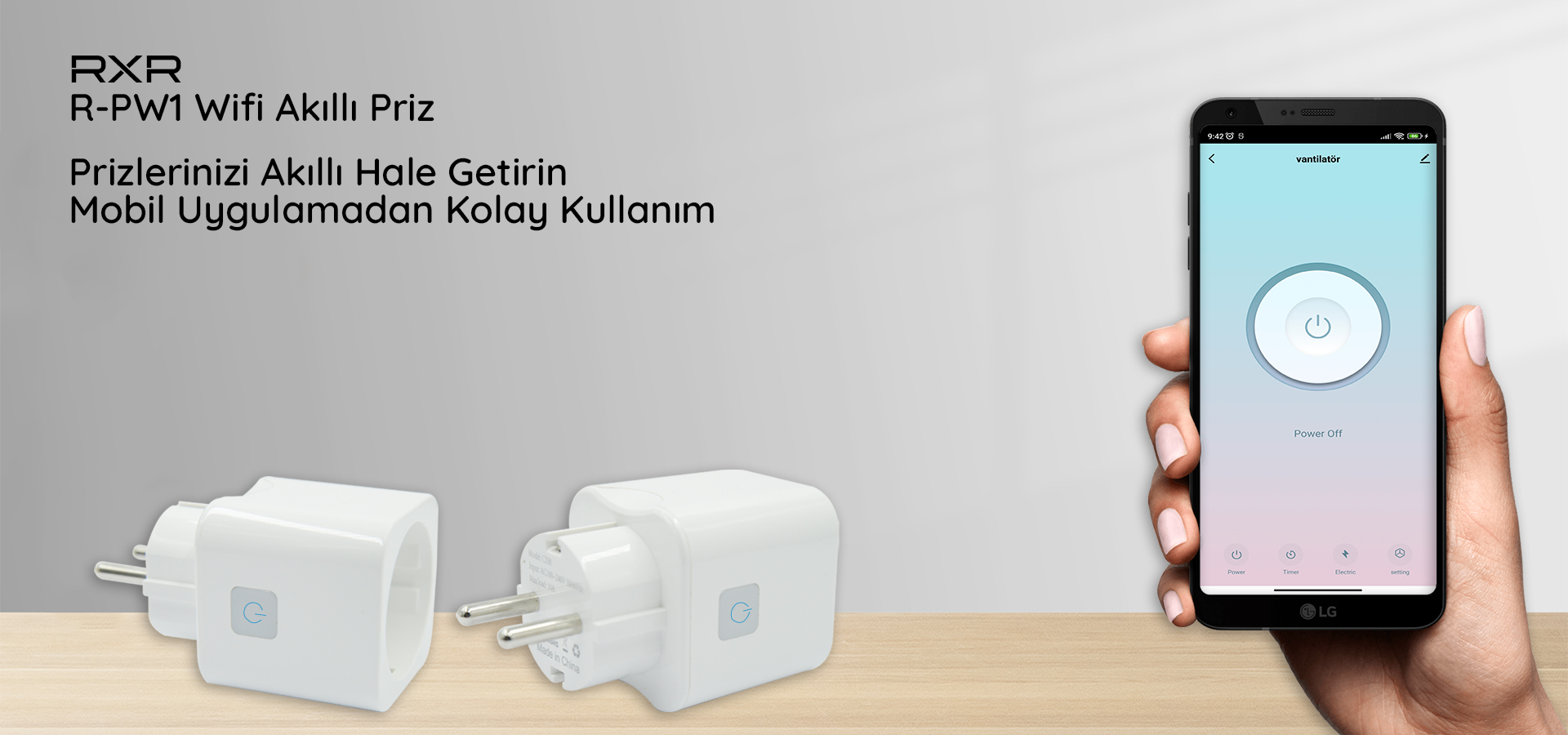 R-Pw1 Wi-Fi Uzaktan Erişim Akıllı Kablosuz Tekli Priz Fiyatları ve ...