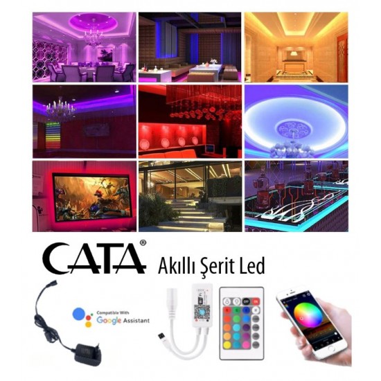 Cata Ct 4030 Rgb Akıllı Şerit Led 5 Mt Set Fiyatları ve Özellikleri