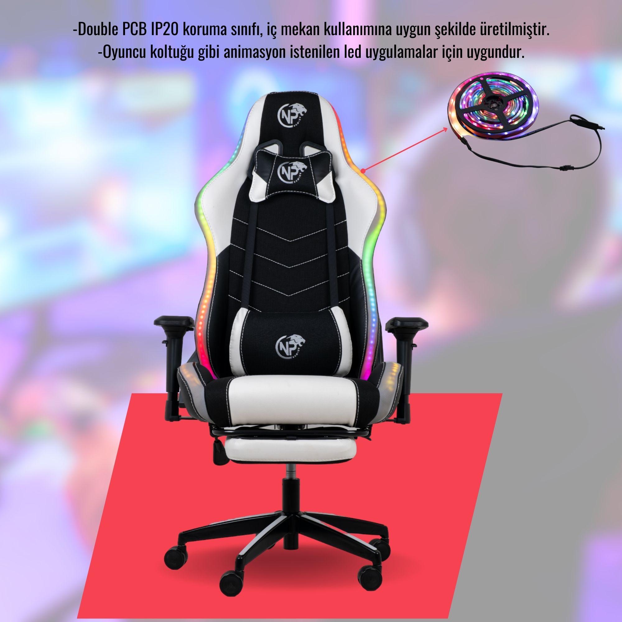 NPO RGB Uzaktan Kumandalı Animasyonlu 16 Milyon Renk USB 5V/2A Şerit LED Fiyatları ve Özellikleri