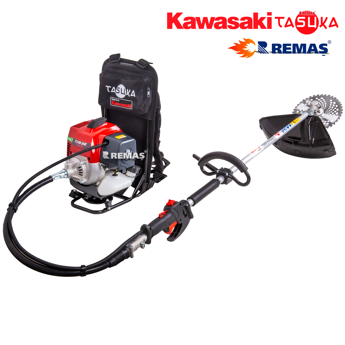 Kawasaki Tasuka TJ53E TS260 EUR5 Benzinli 3 HP Motorlu Sırt Tırpan ...