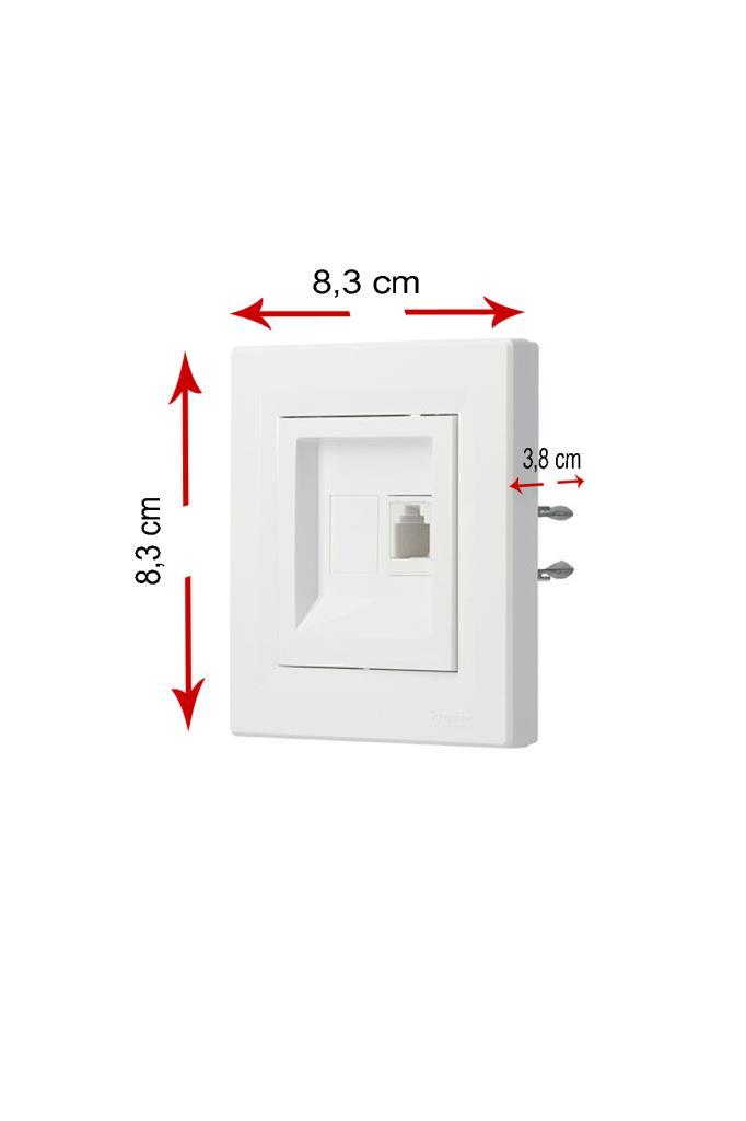Schneider Asfora Rj45 Cat6 Utp Çerçeveli Tekli Data Prizi Fiyatları ve ...