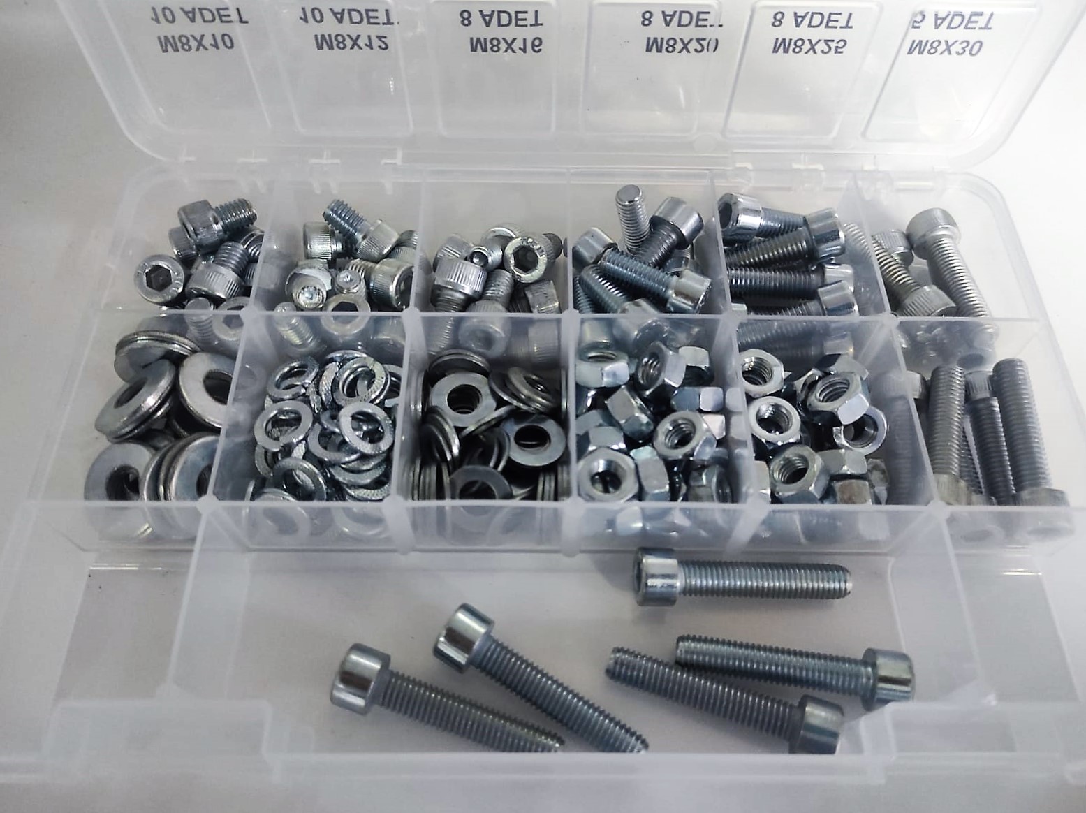 Ayaz M8 Imbus Civata Seti 230 Parça Dın 912 Alyan Fiyatları ve Özellikleri