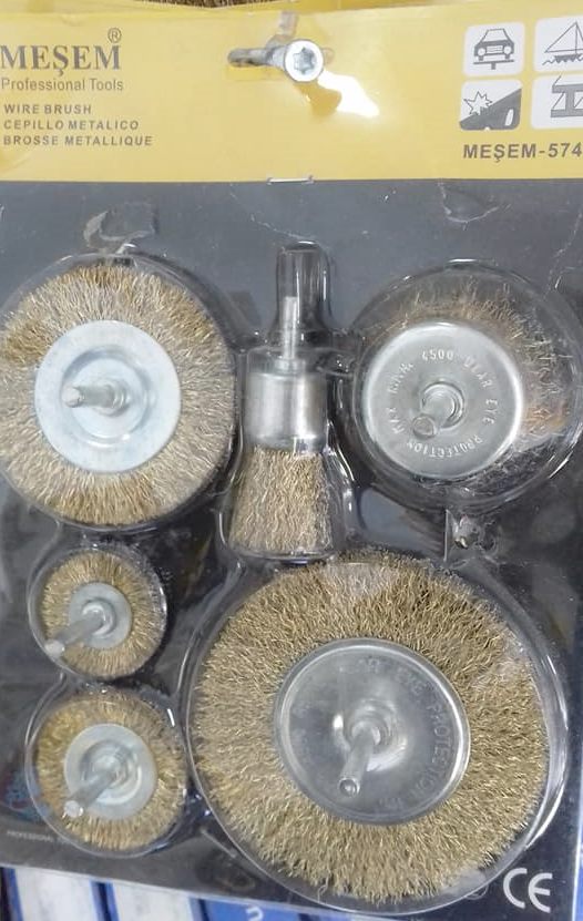6 Parça Çelik Tel Fırça Seti Matkap Tel Fırça 6 Li Tel Fırça Fiyatları ...