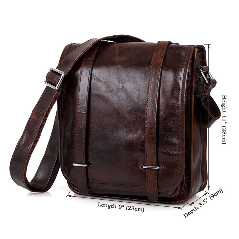Kraliyet Bagger Omuz Çantaları Erkekler İçin Hakiki İnek Deri Messenger ...