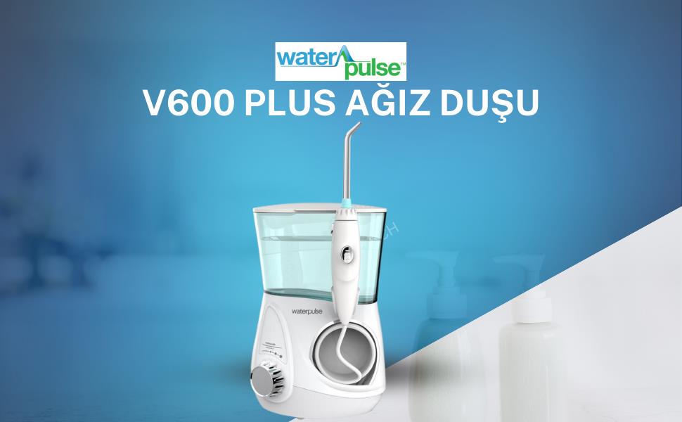 Waterpulse V600g Water Flosser Profesyonel Masajlı Diş Protez Bakım ve ...
